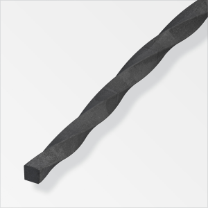 Carré acier torsadé 10x10mm L.1m | ENVAIN MATERIAUX