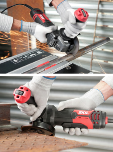 Meuleuse d'angle Ø125mm 850W SKIL poignée latérale VRS - AG1E9132GA - livrée en coffret avec 3 ...